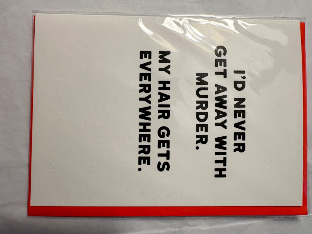Redback Cards White Murder card, Size – Matisa Market